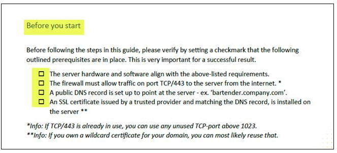 Setup of Bartender Print Portal for Abakion Labels Mobile – Abakion