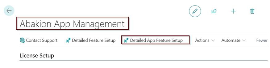 Setup Credit Limit – Abakion